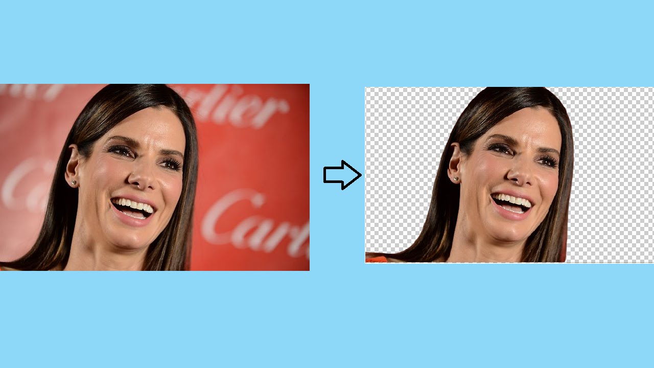 how to remove pictures background without programs - YouTube