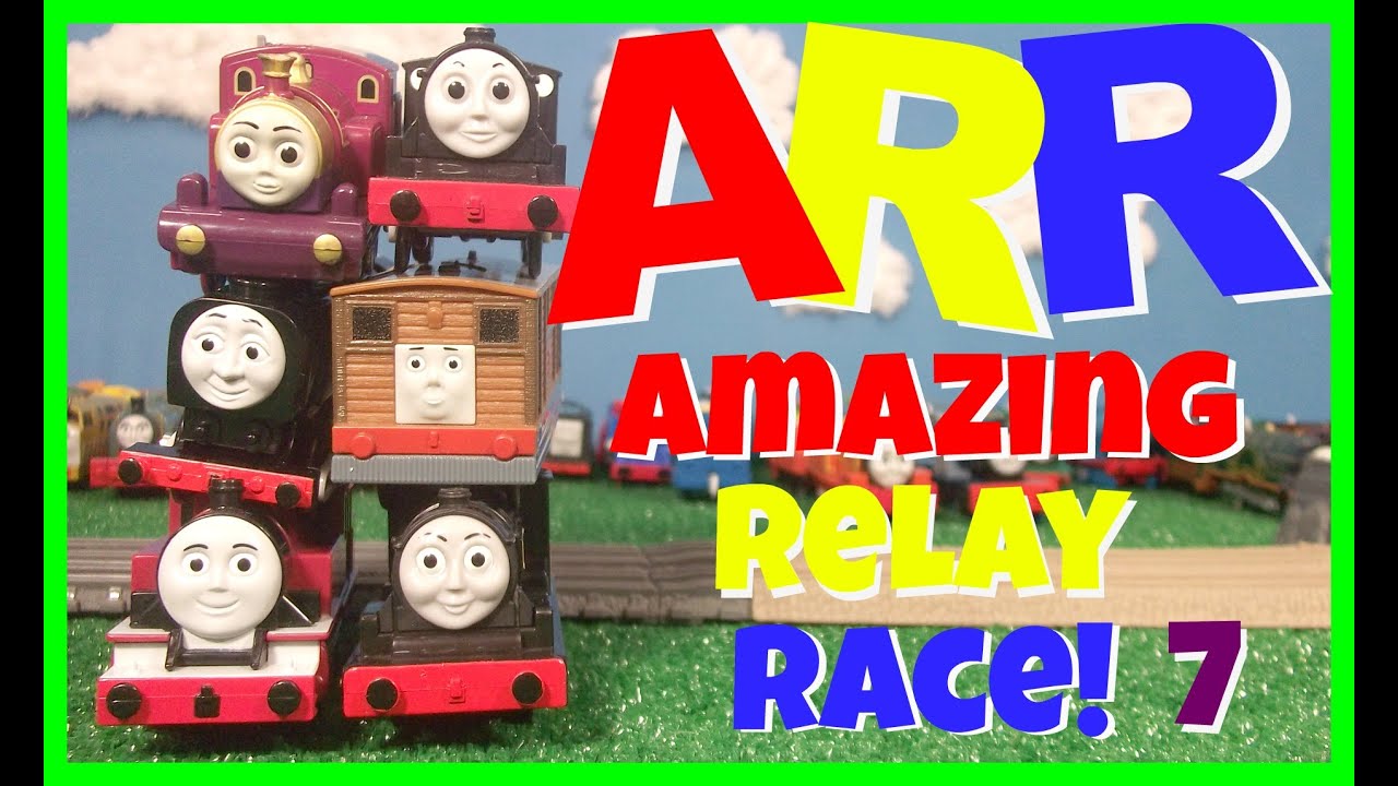 Amazing Relay Race 7! Trackmaster Thomas and Friends Racing Competition ...