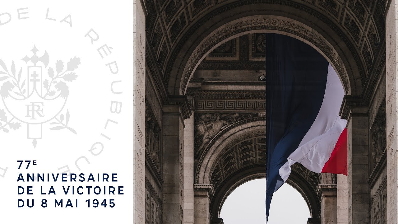 Cérémonie de commémoration du 77e anniversaire de la Victoire du 8 mai ...