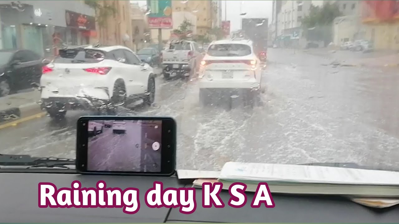 Heavy Rain Khobar, Dammam KSA #rain #saudiarabia #vlog - YouTube