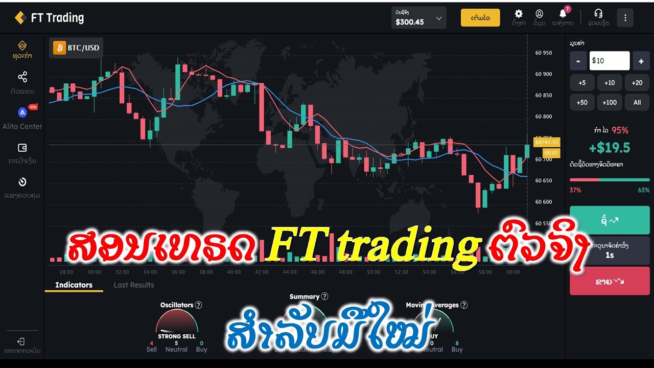 ສອນເທຣດ FT trading ຕົວຈິງເງີນຈິງໄດ້ຈິງ - YouTube