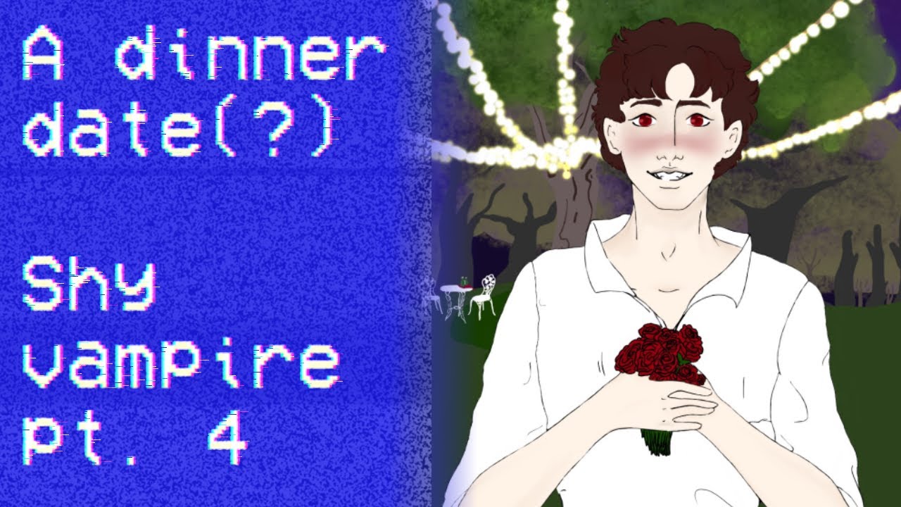 ASMR Shy vampire pt. 4: A dinner date(?) in the garden [Kisses] - YouTube