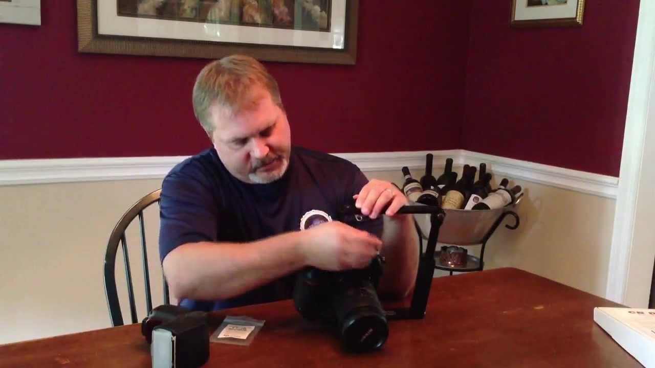 CB Digital-T Rotating Flash Bracket from Custom Brackets - YouTube