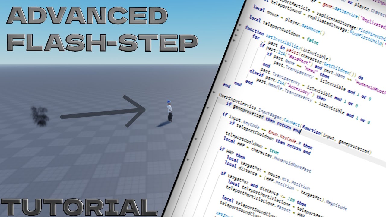 How To Make Flash-Step/Quick-Step | Tutorial Roblox Studio - YouTube