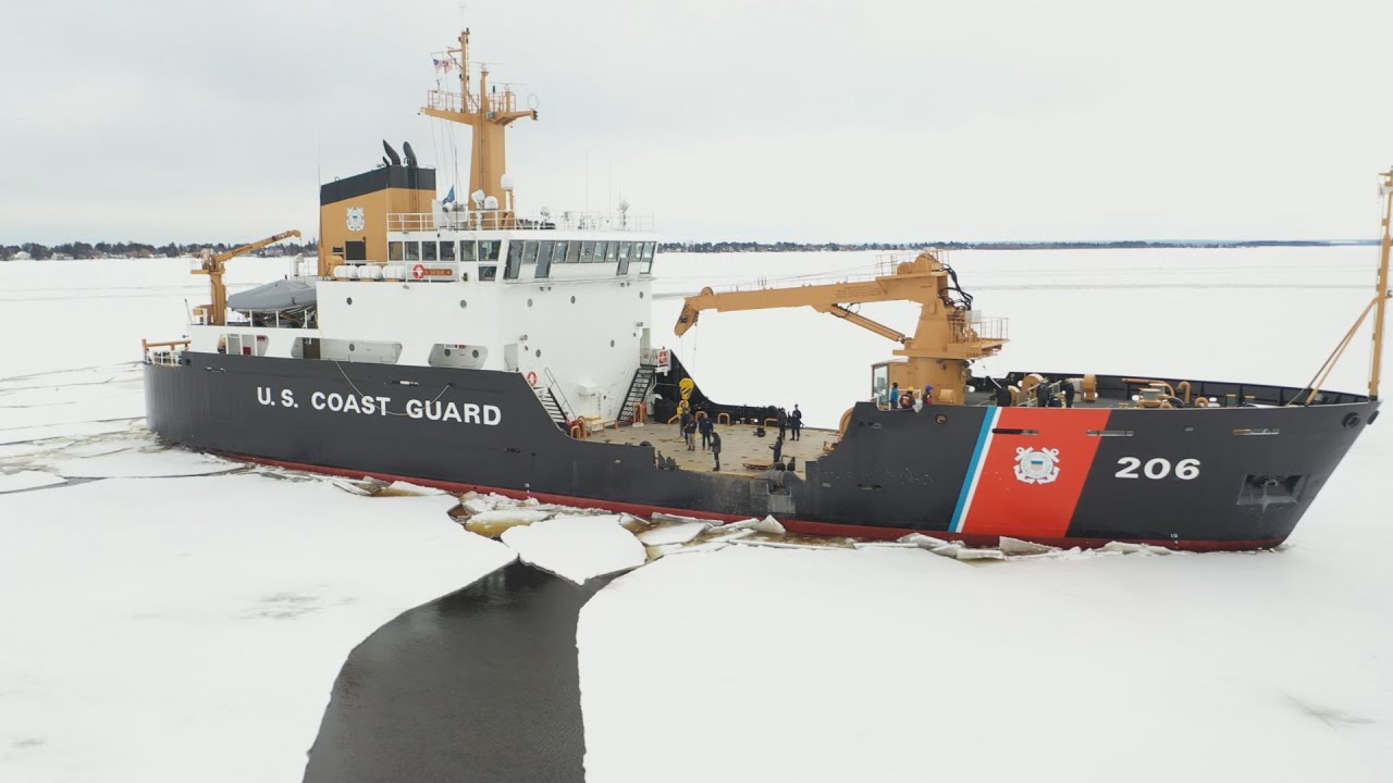 Duluth Coast Guard Icebreaker NOAA Research - YouTube
