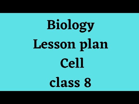 cell class 8 biology b.ed lesson plan pdf link in description - YouTube