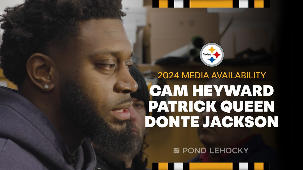 Cam Heyward, Patrick Queen, Donte Jackson Media Availability (Dec. 23 ...