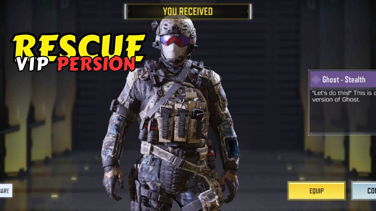 Rescue Most VVIP Person In Cod Gameplay Must Watch | GamerGlideOfficial ...