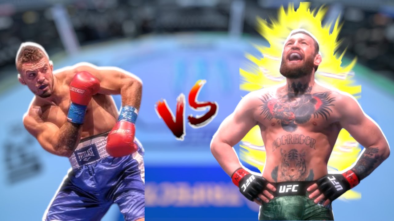 Mike Perry faces off with Conor McGregor after fight! - YouTube