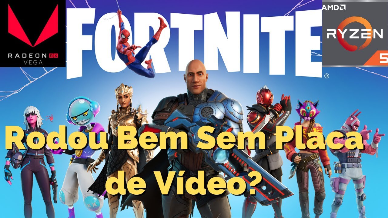 Rodou Bem? Test Fortnite Ryzen 5 5600g 16 GB RAM Full HD - YouTube