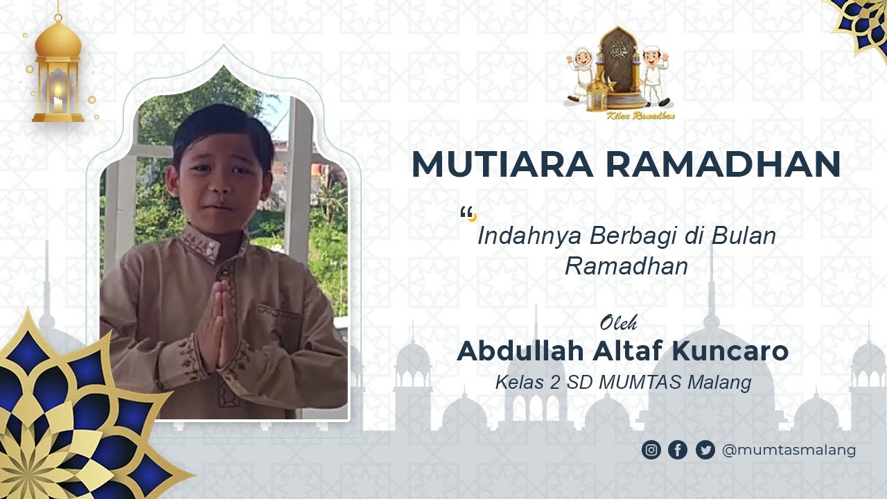 EDISI MUTIARA RAMADHAN | ABDULLAH ALTAF KUNCARO || INDAHNYA BERBAGI DI ...