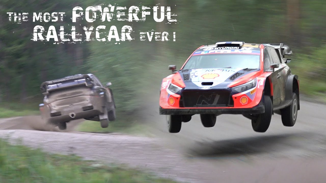 THE MOST POWERFUL RALLYCAR EVER !! Flat out and Max Attack WRC Rally1 ...