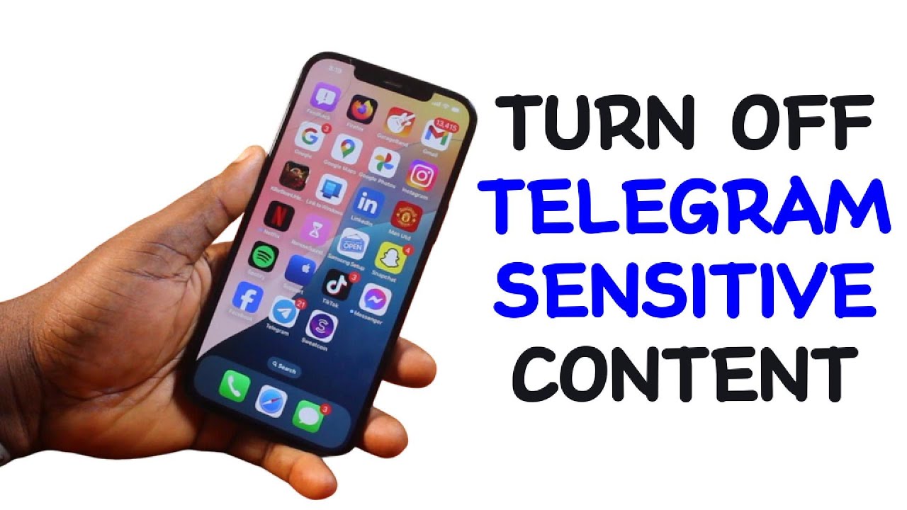How to Turn Off Telegram Sensitive Content on iPhone - YouTube