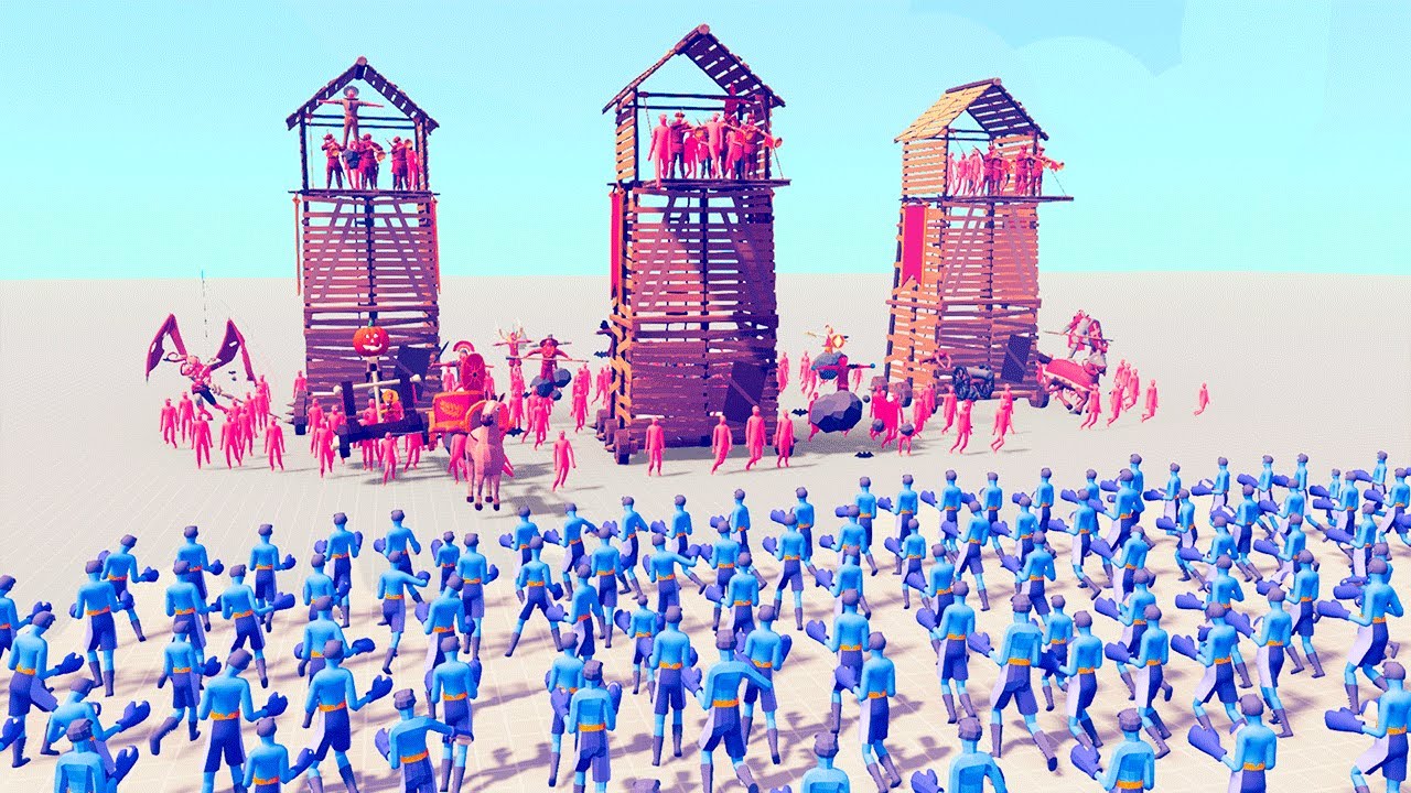 RANDOM UNIT TOWER DEFENSE 👑 vs 200x MELEE LEGACY ARMY / Totally ...