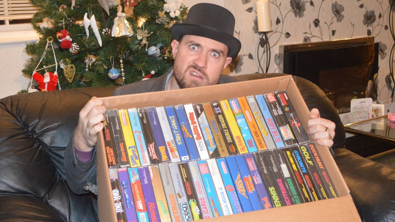 My Boxed NES Game Collection! - Top Hat Gaming Man - YouTube
