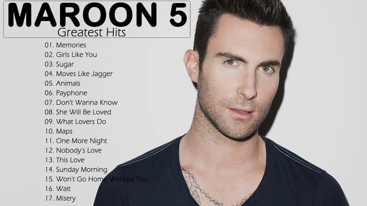 Maroon 5 Greatest Hits Full Playlist Maroon 5 Best Of Full Album 2022 ...