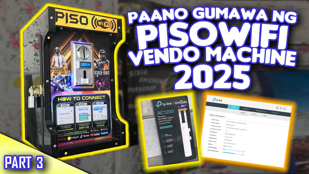 PISOWIFI VENDO MACHINE 2024 STEP BY STEP TUTORIAL | LATEST VERSION ...