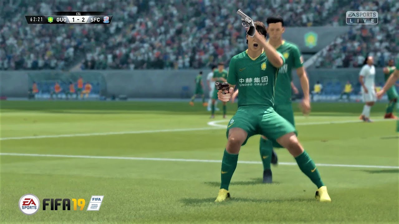 Fifa Gun Shot Celebration. - YouTube
