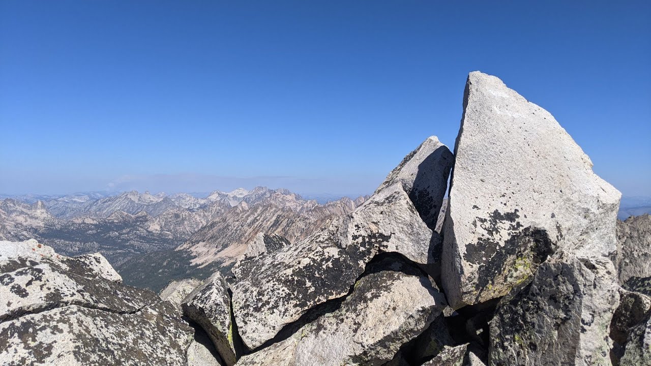 Climbing Mount Cramer via Lucille Lake Sawtooth Mountains Idaho Sept 3 ...