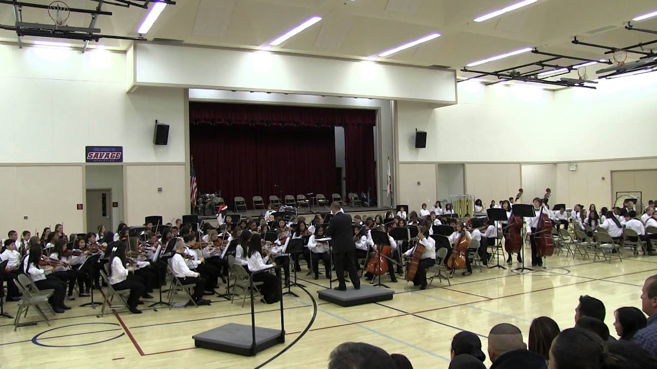Savage Middle School (Modesto, CA) Christmas Performance 3 - YouTube