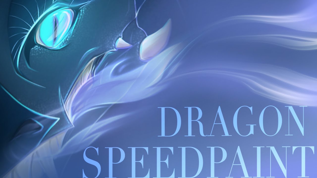 Dragon SpeedPaint || lighting test || - YouTube