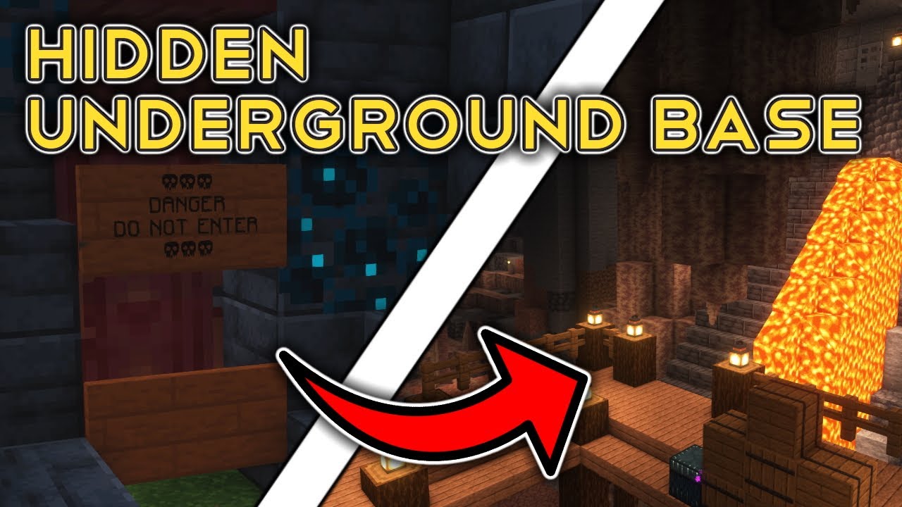 I Built A HIDDEN UNDERGROUND BASE in Minecraft | Inter Realms SMP Lets ...