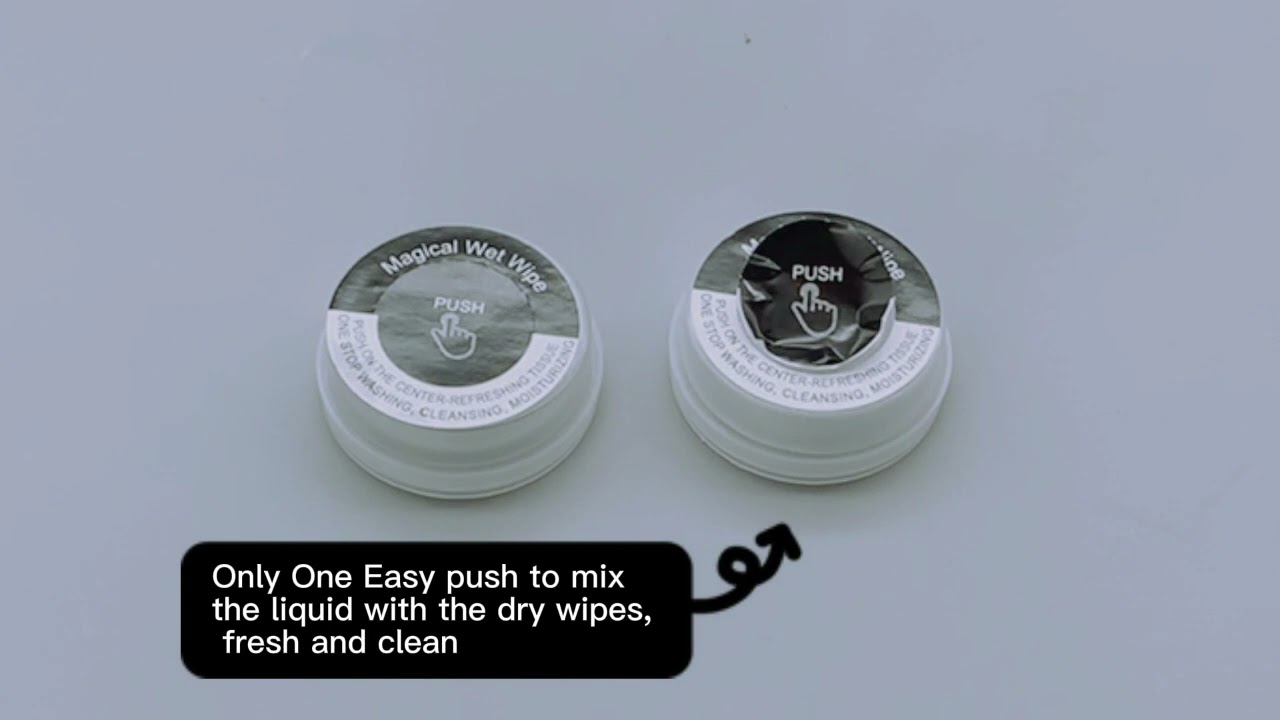 Magic One Push Wet Cleaning Wipes - YouTube