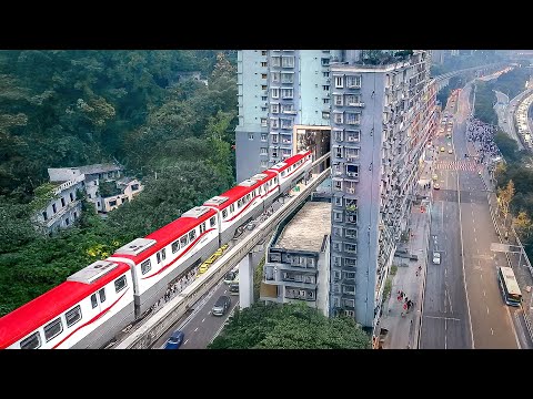 Crazy Way China Metro Rides into Apartment Building