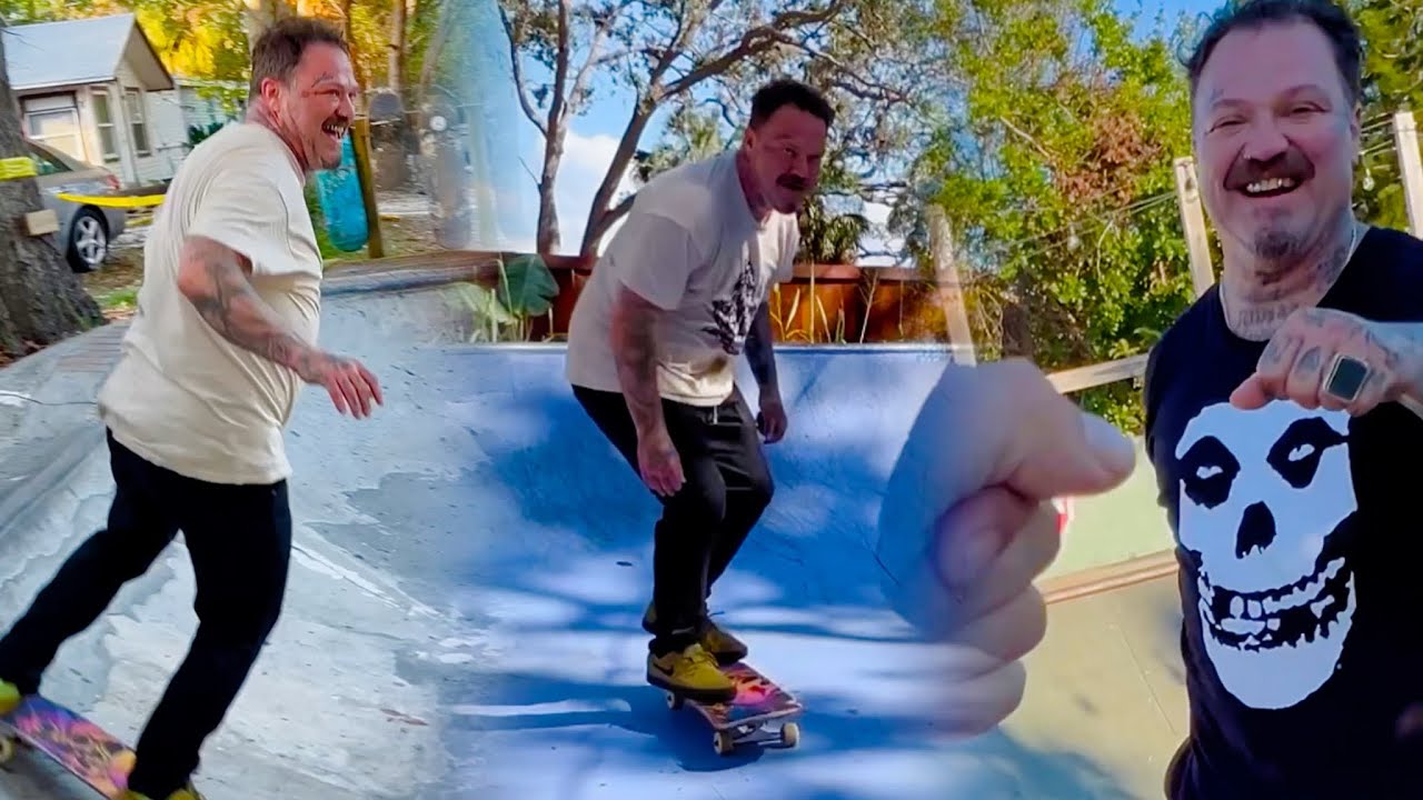 Bam Margera Skateboarding In Florida February 2025 - YouTube