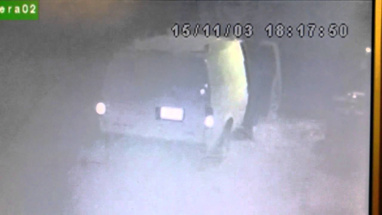 surveillance video of my van being broken into. - YouTube