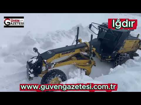 Iğdır’da Kapanan Köy Yolları Yeniden Ulaşıma Açıldı