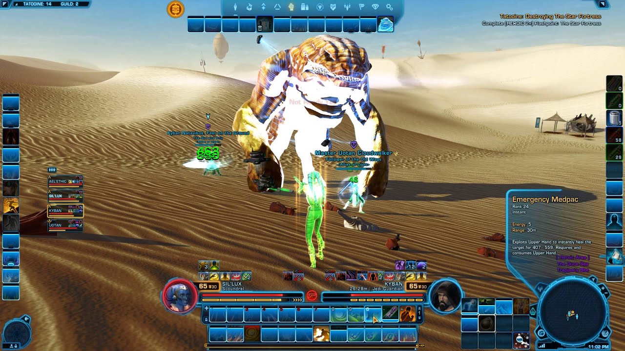 SWTOR Healing 4-man Trapjaw! - YouTube