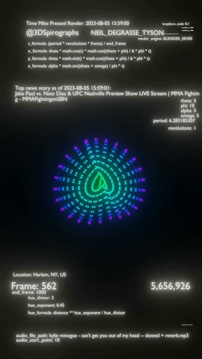 A 3D Spirograph? - Made with Blender and Python with ChatGPT - YouTube