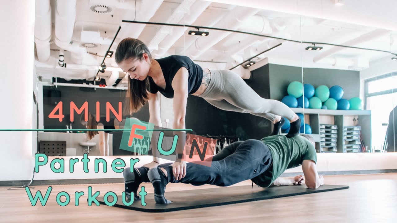 4MIN Fun Partner Workout | No equipment - YouTube