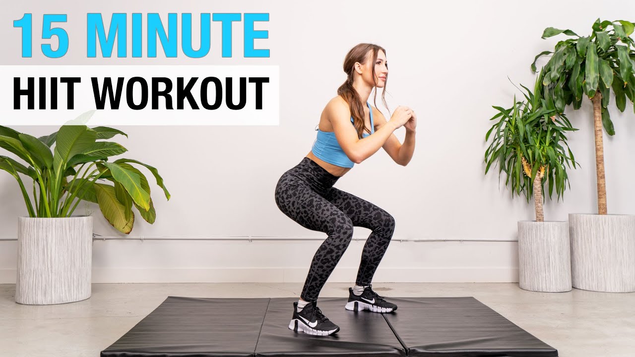 15 Min HIIT Low Impact Apartment Workout with Sydney - YouTube