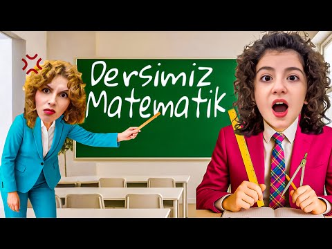 ESMANUR İÇİN MATEMATİK ÖĞRETMENİ GELDİİ!! | DELİ ÖĞRETMEN | Esmanur ve Sara 