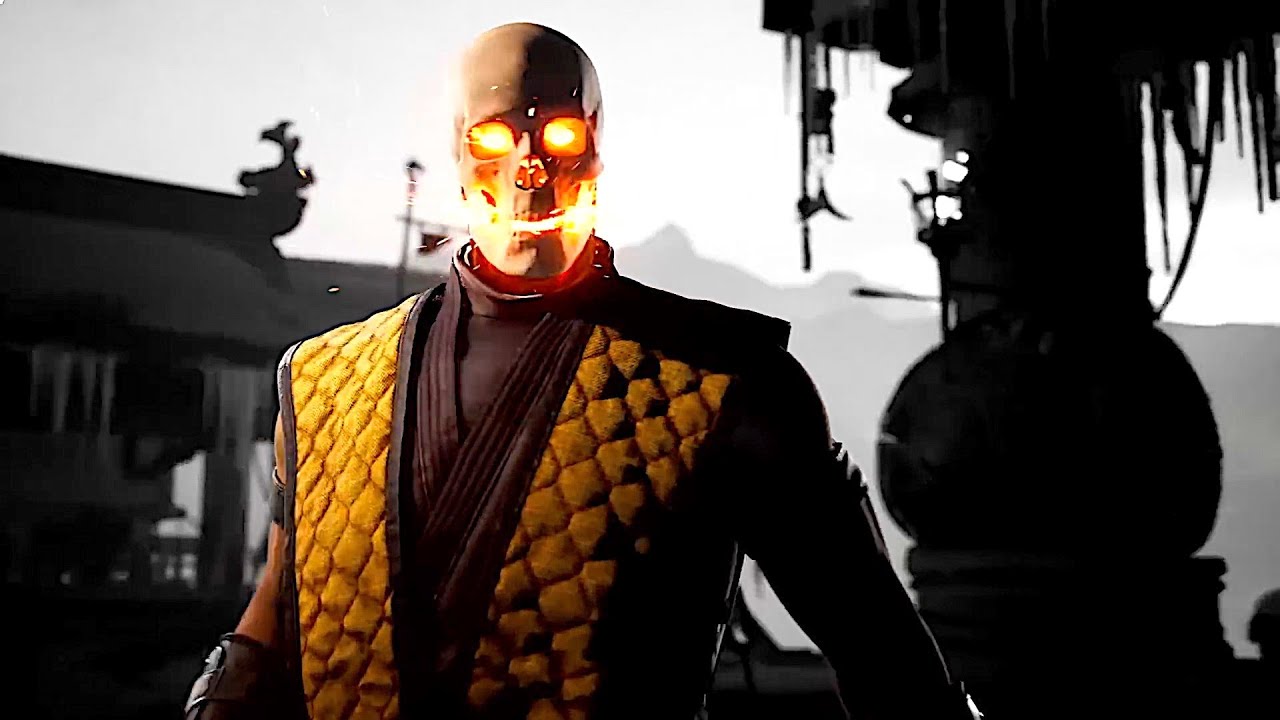 Mortal Kombat Scorpion Skull