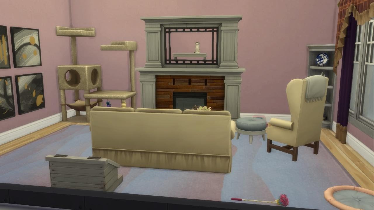 The Sims 4 Maxis - Rooms ep# 141 Cat Centric (C&D) - YouTube