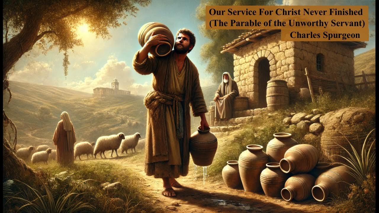 The Parables - Our Service For Christ Never Finished (The Unworthy Servant) by Charles Spurgeon ...