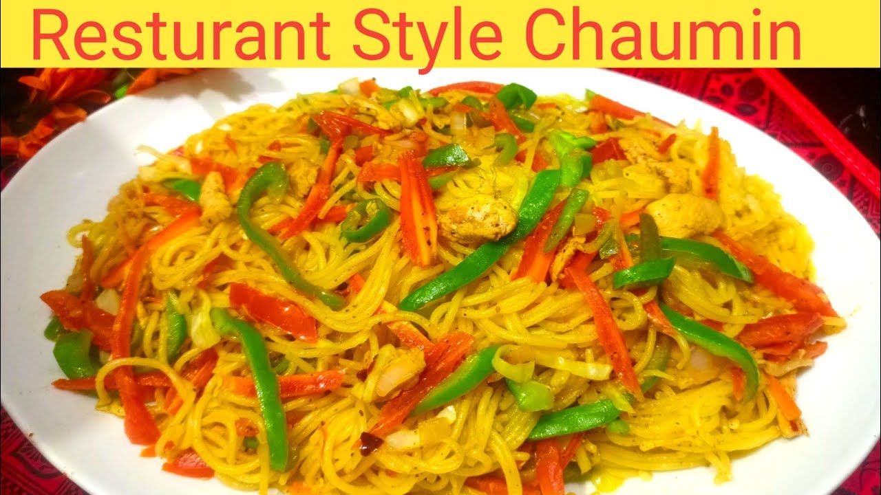 Street Style Veg Chaumin | How To Make Chaumin By Bite Club 1 - YouTube