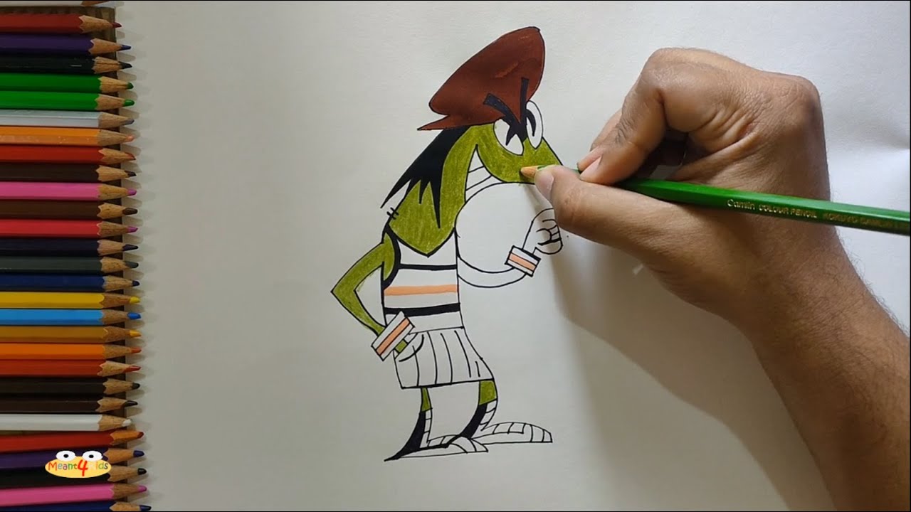 how to draw cartoon Snake Hiss! Hiss! | Drawing, Coloring & learning ...
