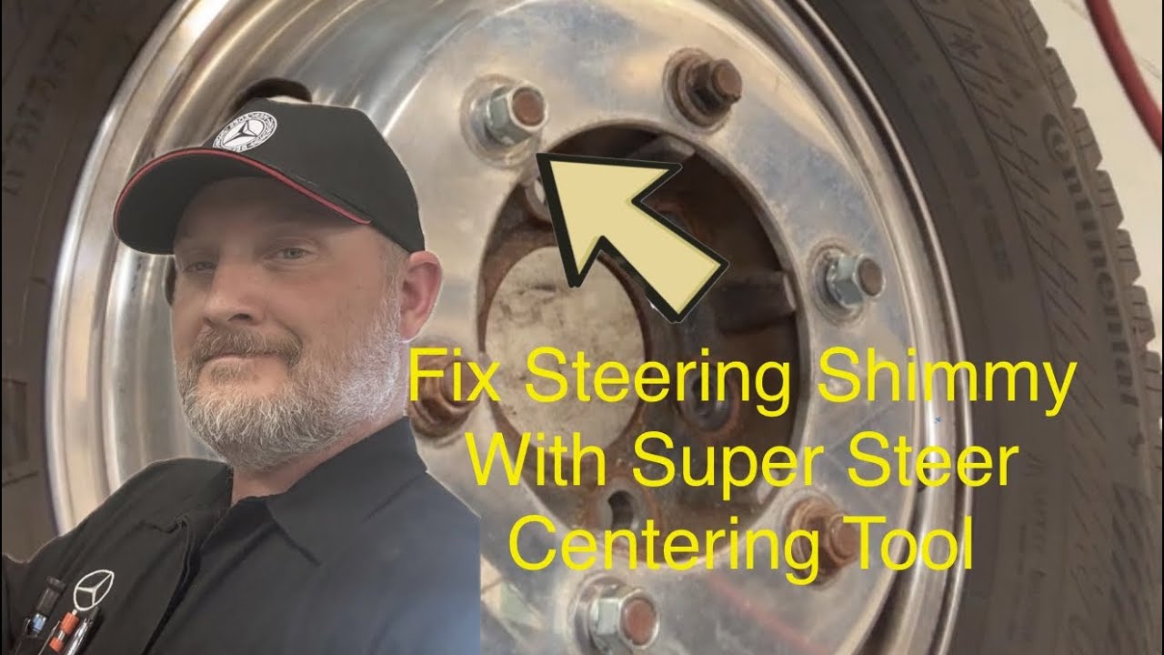 Fix Sprinter 3500 Wheel Shimmy | SuperSteer Wheel Centering Tool SSWCT ...