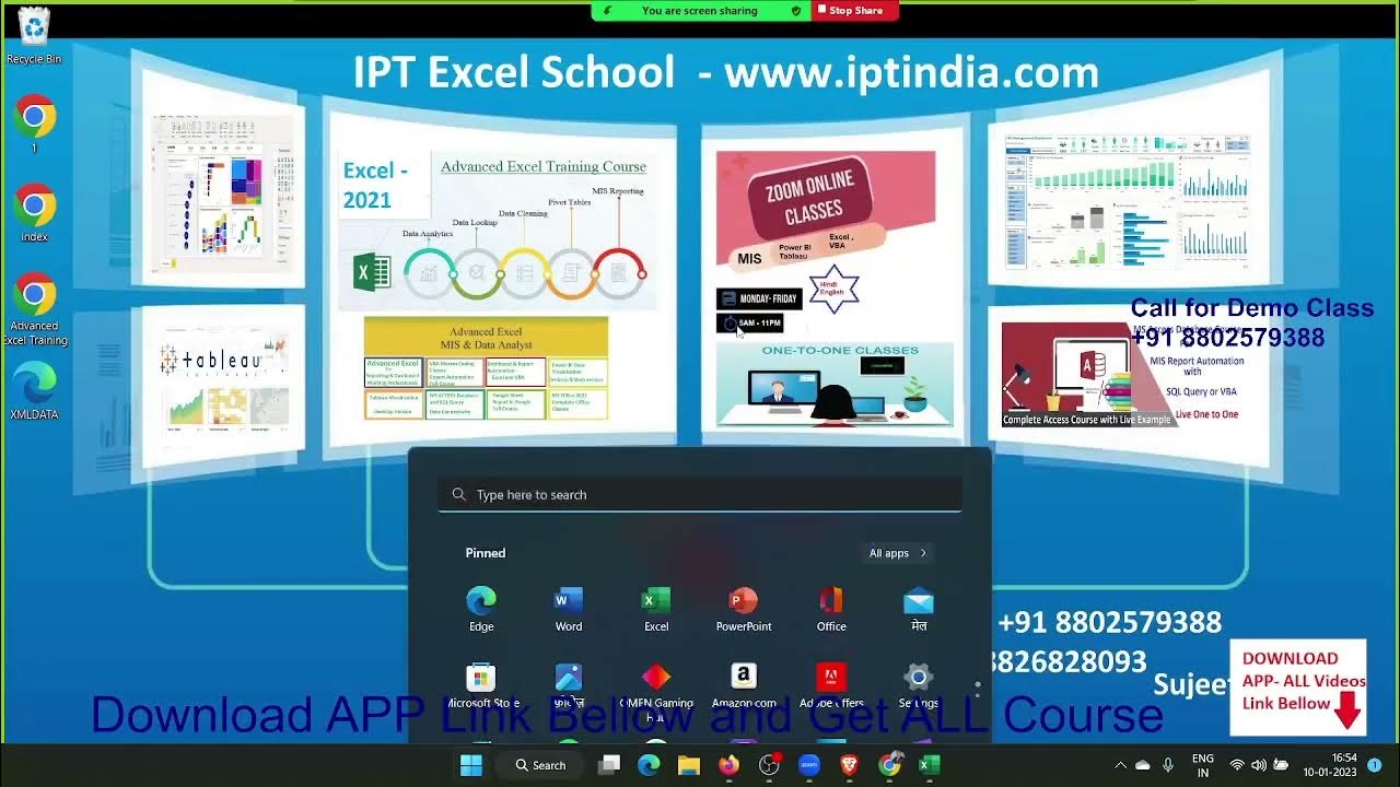 MS Access Tutorial in Hindi # Sujeet Sir Excel Classes #IPTINDIA #Excelcourse - YouTube