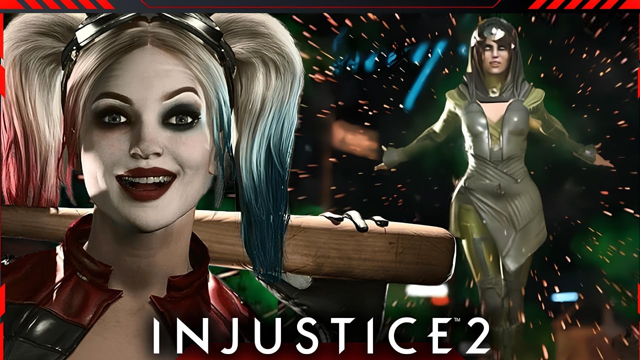 DC Comics em Guerra! Arlequina vs Magia no Injustice 2! - YouTube