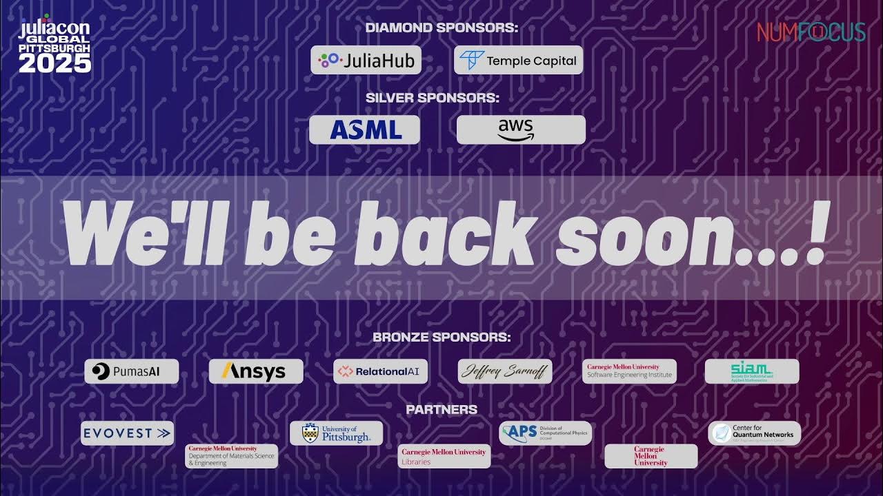 JuliaCon Global 2025 | Struct Room | Day 3 - YouTube