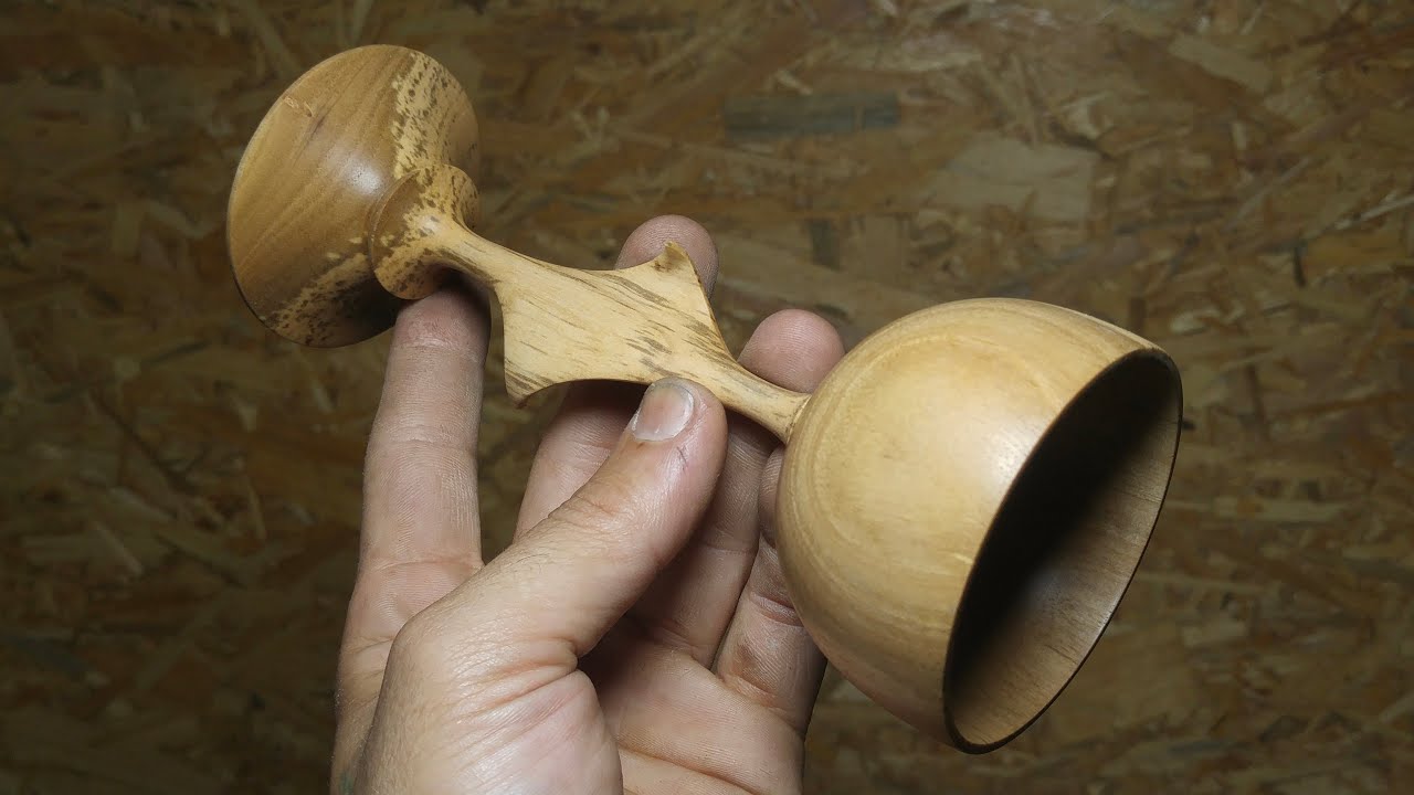 Woodworking ‏A beautiful wooden cup🏆 - YouTube