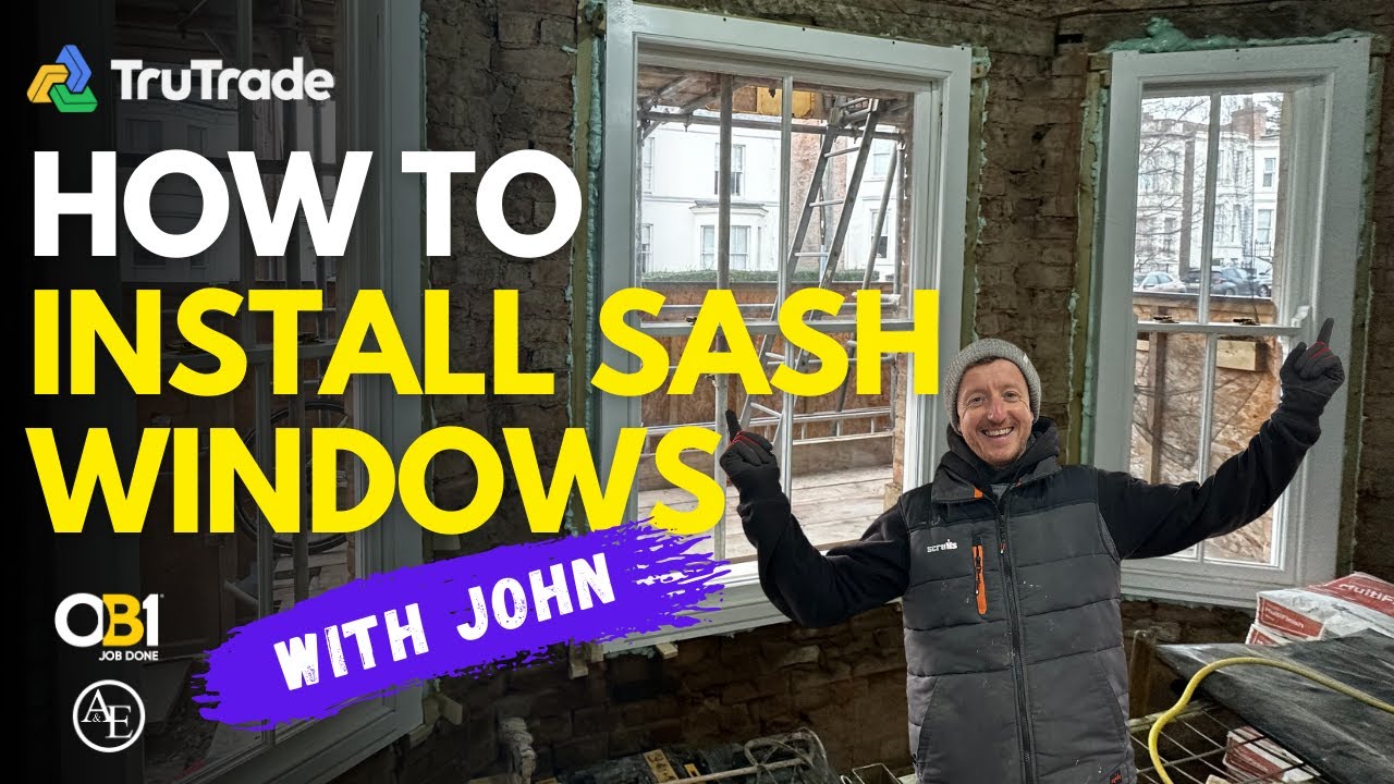 How To INSTALL SASH WINDOWS | DIY Series - YouTube