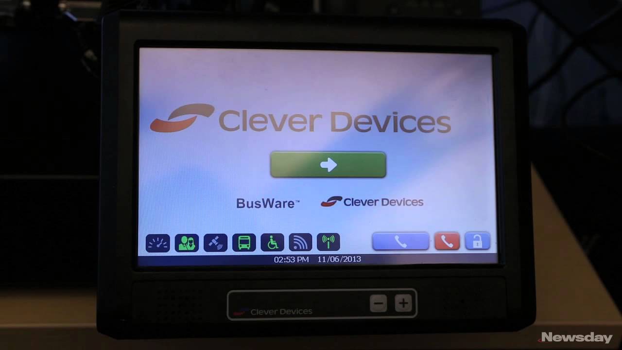 LI company shows off new NICE bus technology - YouTube