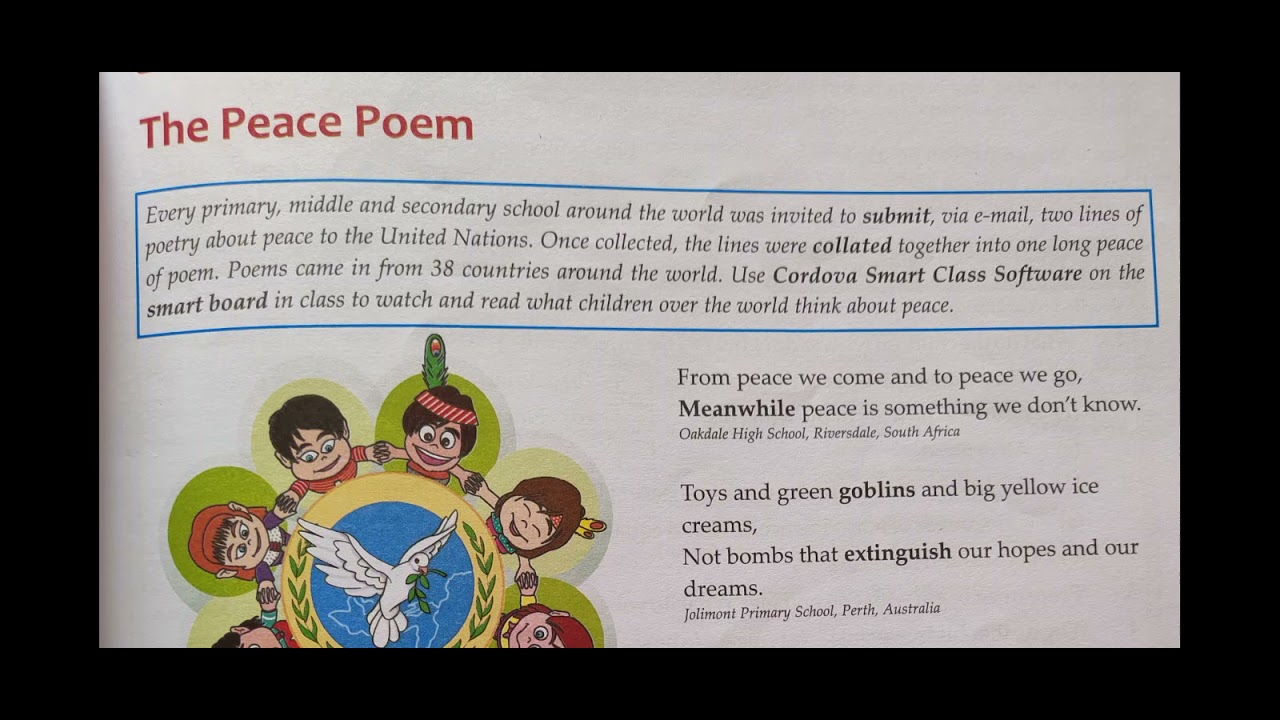 vii "The Peace Poem" summary - YouTube