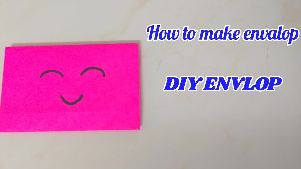 how to make envalop/diy envalop/how to make envalop with paper in home ...